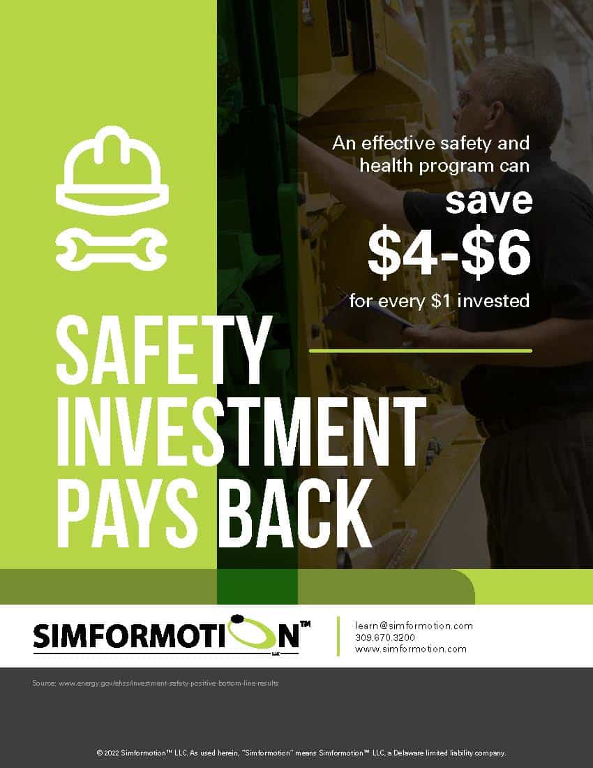 Safety Investment Pays Back - SIMFORMOTION LLC
